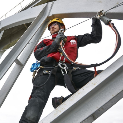 Longe antichute double connecteurs EN 355 EN 362 - Abisco Longe ...